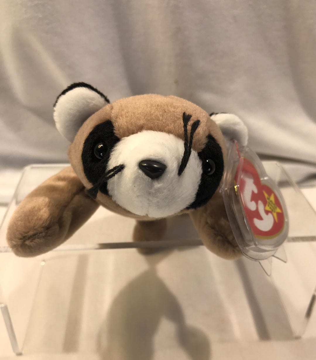 Ty Beanie Baby, Ringo the Raccoon, 1995 Bean Bag Plush Toy - Etsy
