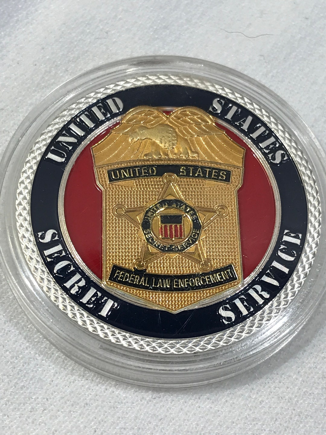 US Secret Service Coin, Department of Homeland Security Coin in Sleeve ...