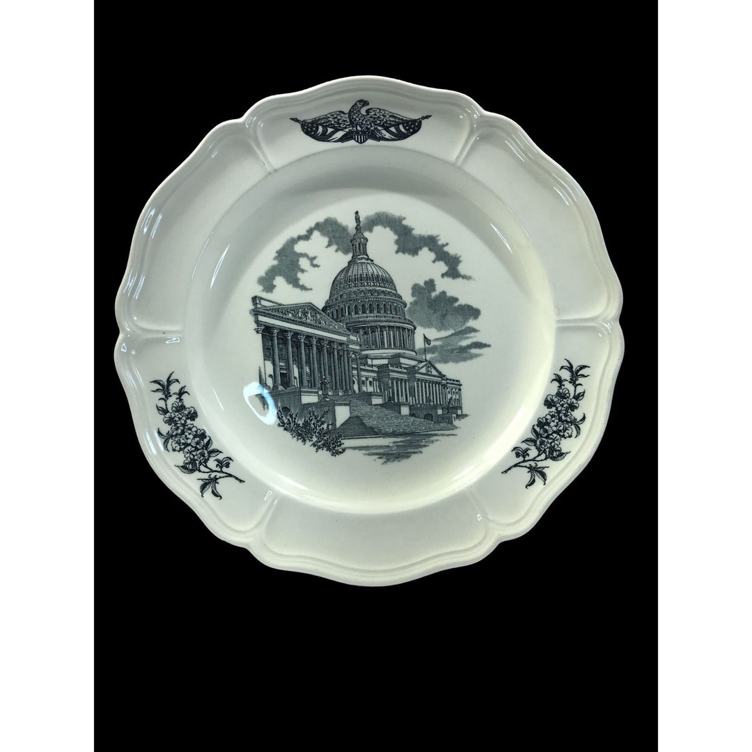 Wedgwood Chas Schwartz & Son Collectible Plate, the Capitol Souvenir ...