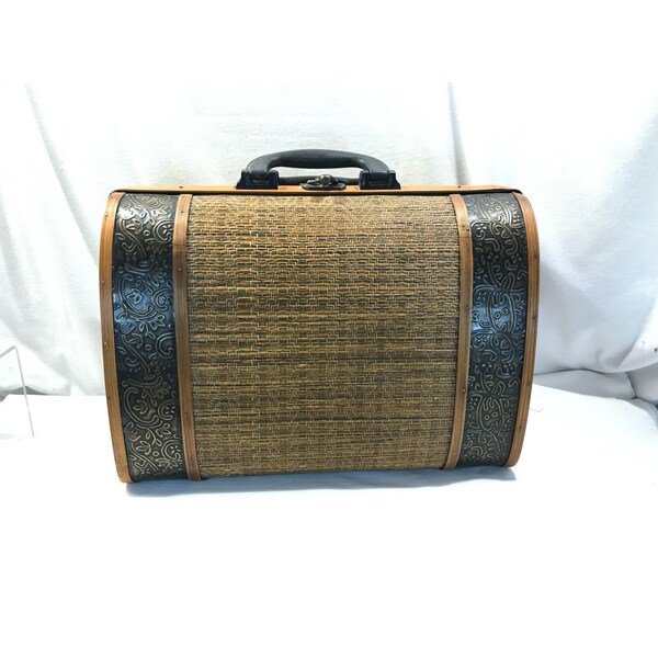 Rattan Wicker Suitcase - Etsy
