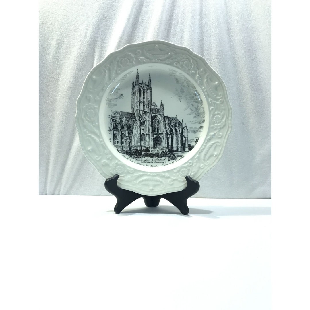 Adam Antique by Steubenville Collectors Plate, Washington Cathedral, DC ...
