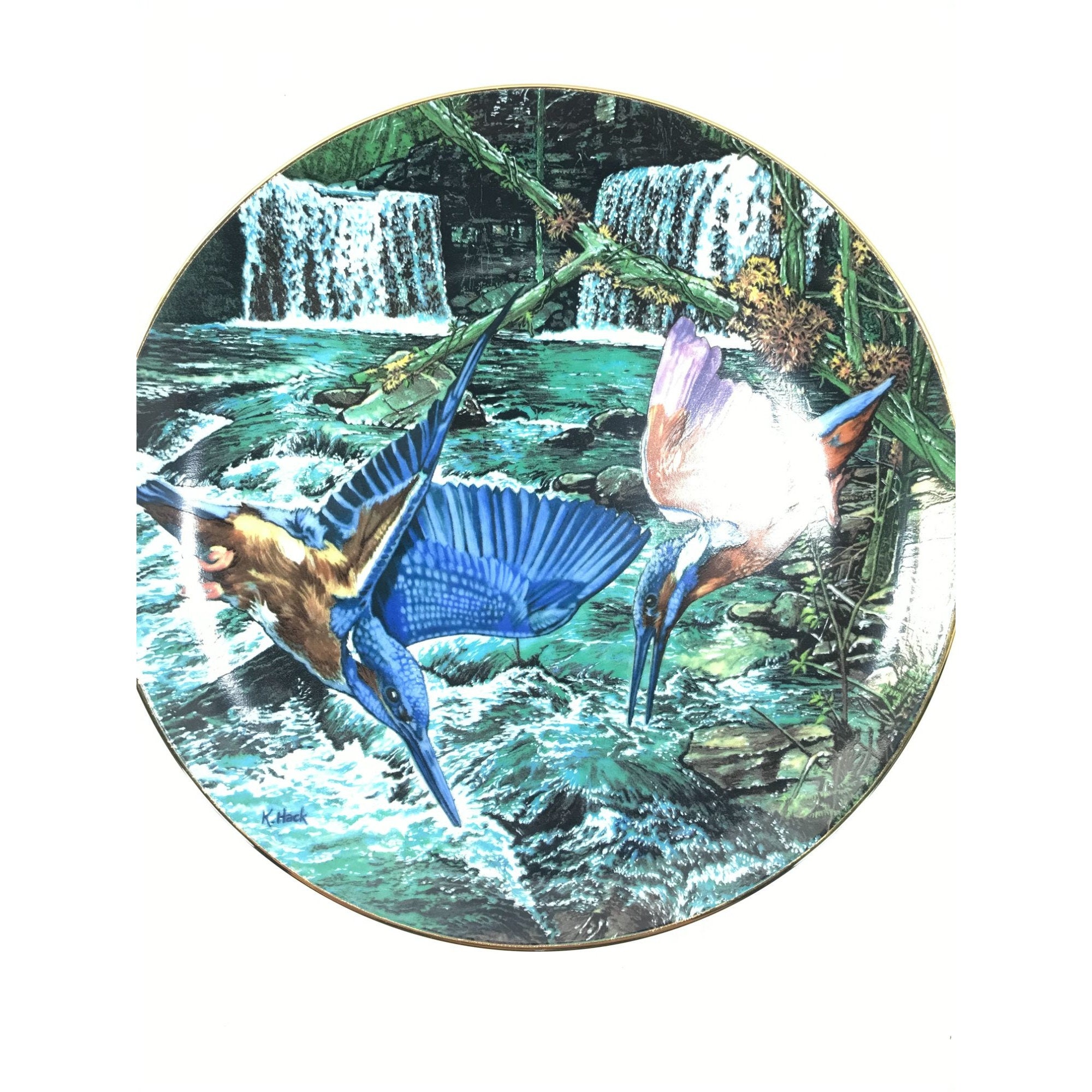 Kingfisher the Exotic Birds of Tropique 1981 Plate Royal Cornwall by ...