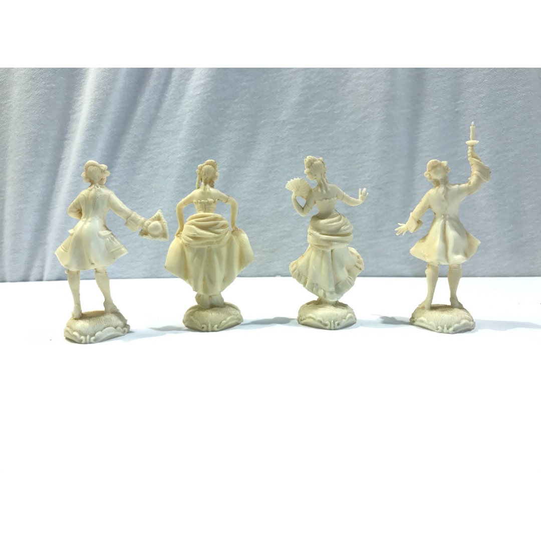 Fontanini Spider Italian White Carnival Figures, Depose Italy, Vintage ...