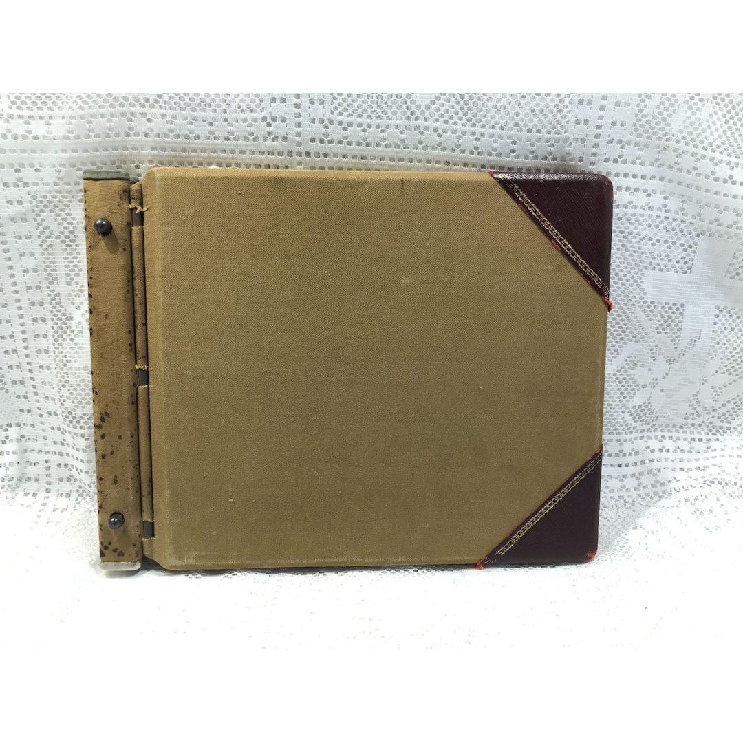 Vintage Peerless Endlock Sectional Post Binder Book, Monthly Account ...