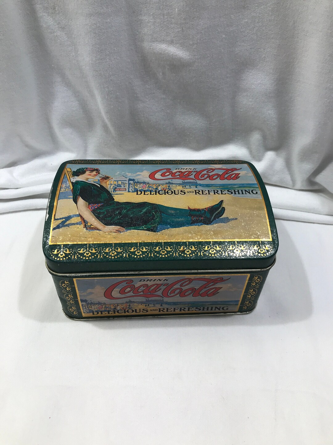Coca Cola Collectible Tin 1990s Collectible Rectangle Tin - Etsy