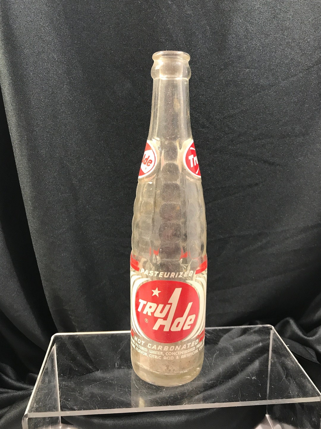 Vintage Tru-ade Non-carbonated Beverage Bottle From Lufkin, Texas - Etsy