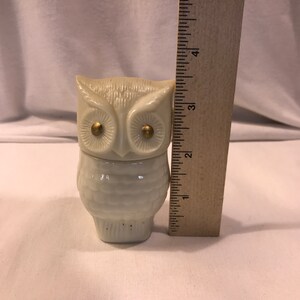 Vintage Avon Bottle or Jar, White Owl Shaped Collectible Jar, 1970s Era ...