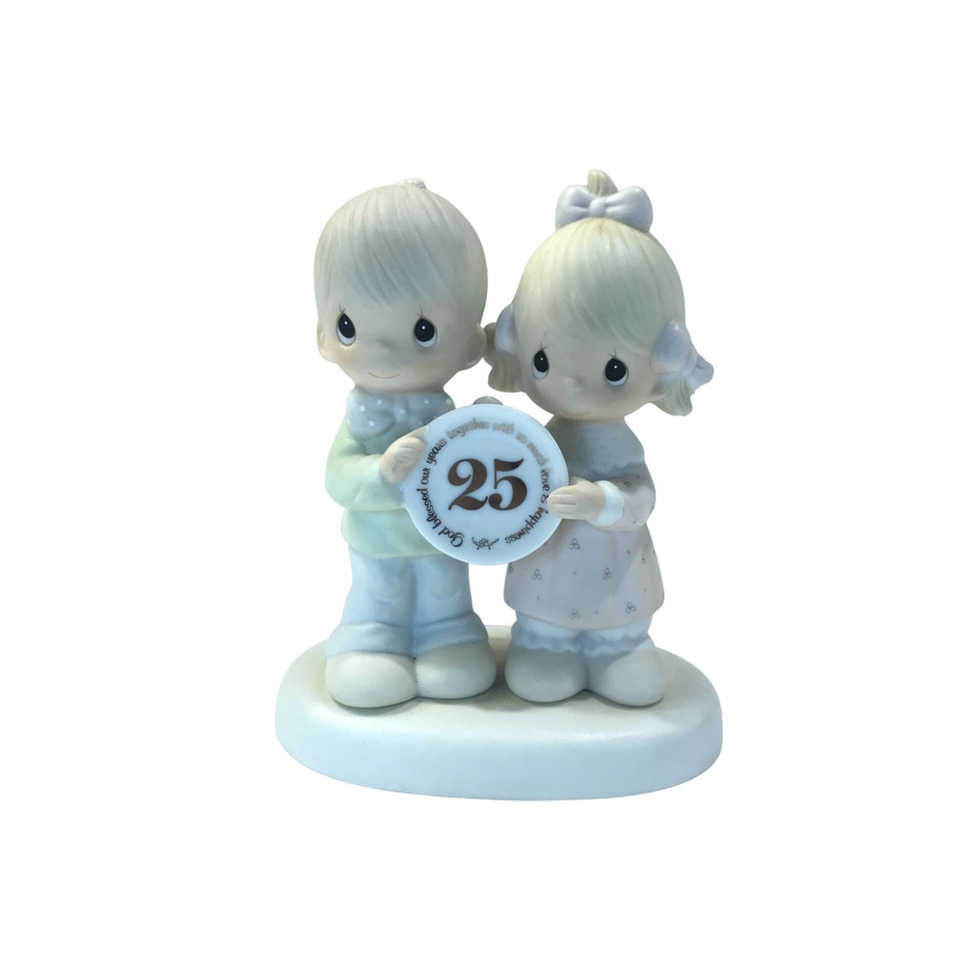 Precious Moments 25 Year Anniversary 1983 Figurine, by Jonathan & David ...