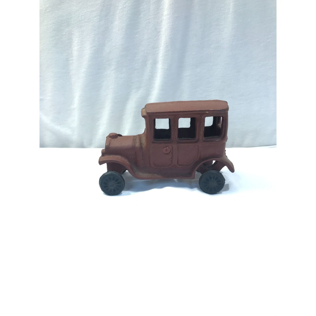 Vintage Cast Iron Model A Toy Car, Heavy Cast Iron Metal Vintage Toy - Etsy