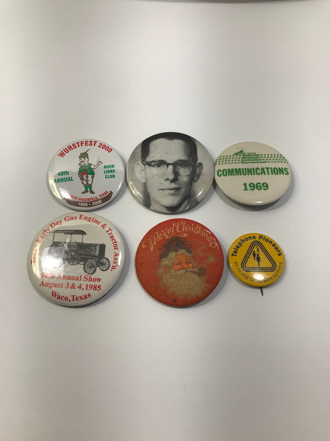 Pinback Button Lot, Vintage Advertising and Event Memorabilia, 2000 ...