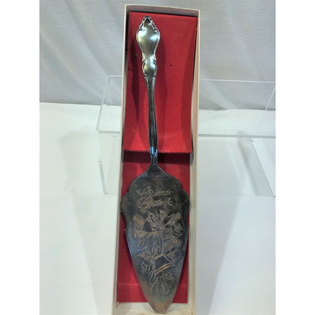 Silverplate Cake Server, International Silver Christmas Collection ...