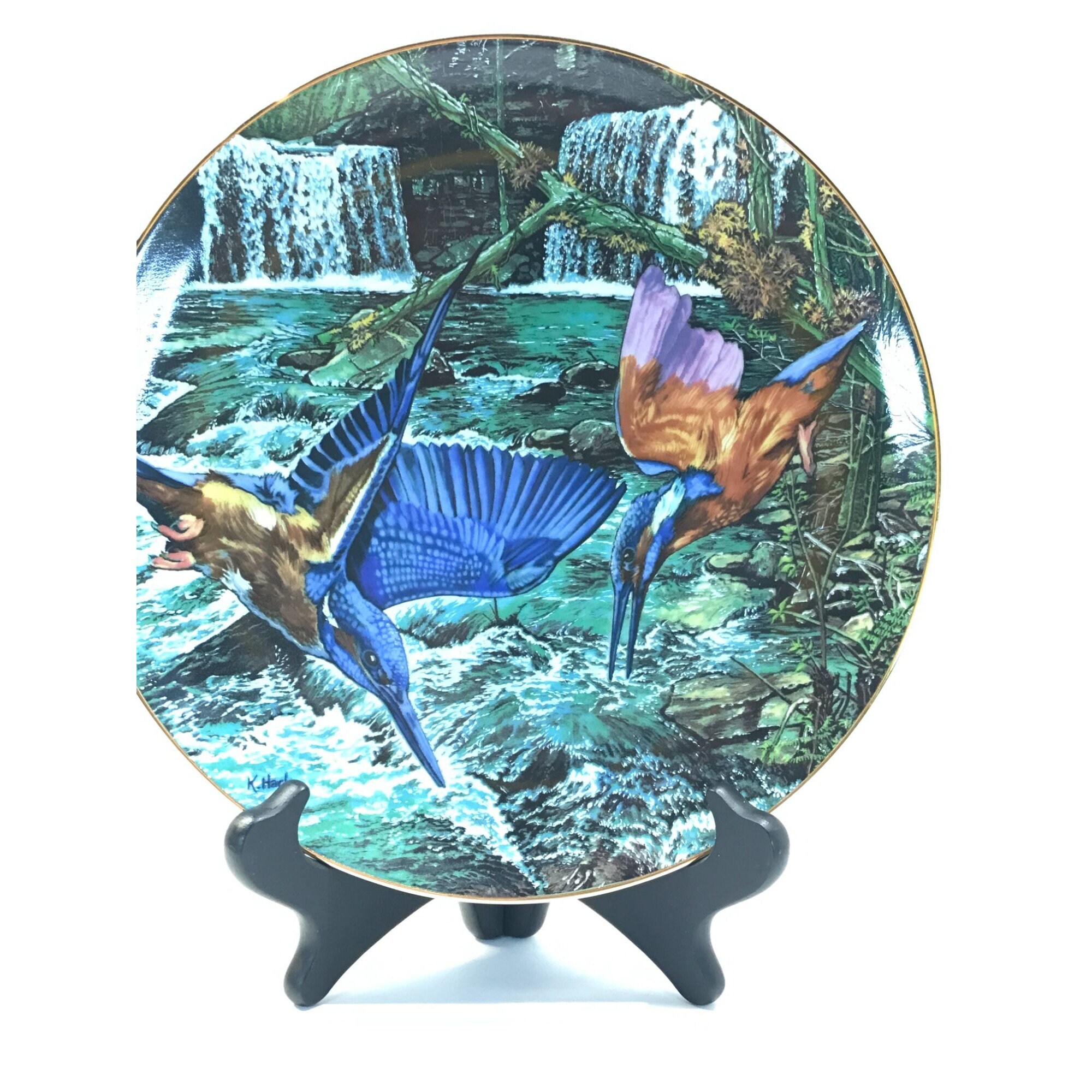 Kingfisher the Exotic Birds of Tropique 1981 Plate Royal Cornwall by ...