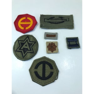 Vintage US Army Military Patch Lot 7 Pieces Military Uniform - Etsy