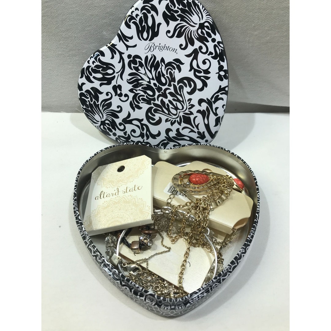 Brighton Tin Jewelry Gift Box: Costume Jewelry Lot - Etsy