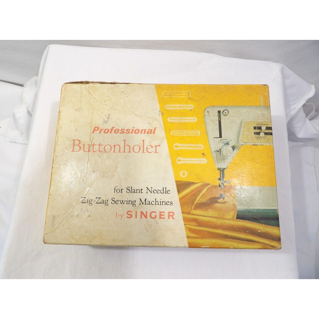 Vintage Singer Professional Buttonholer, Singer Sewing Machine ...