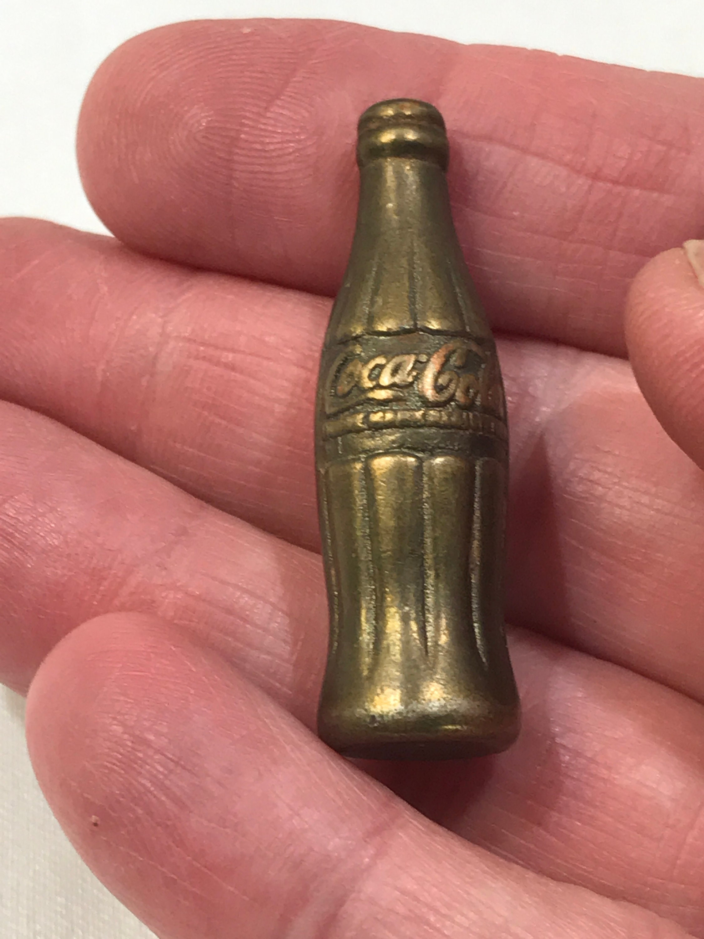 Mini Brass Coca Cola Bottle