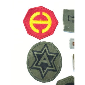 Vintage US Army Military Patch Lot 7 Pieces Military Uniform - Etsy
