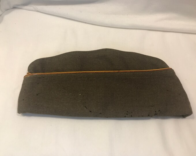 WW2 Garrison Cap, Vintage Military Official Uniform Cap, Dated 1946 ...