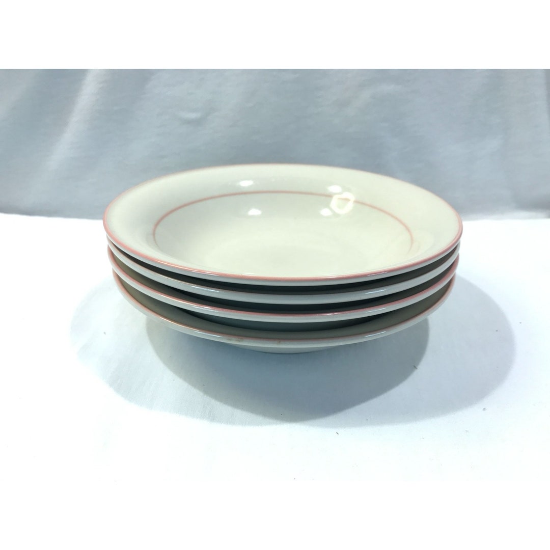 Sango Stoneware Bowl Set, 4 Piece Set, 7 Shallow Bowls - Etsy