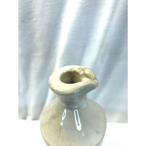 Antique Ink Bottle, Meek's Ink Dunedin, Late 1800s Era Stoneware Jar ...