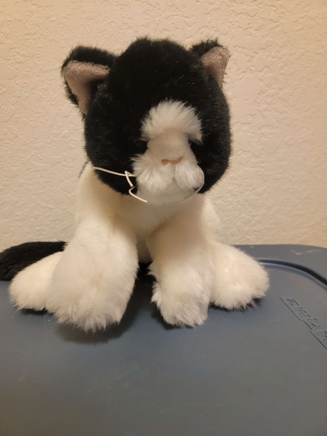 Bearington Floppy Plush Tuxedo Cat - Etsy