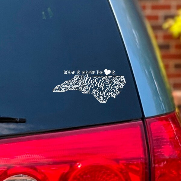 North Carolina Decal - Etsy