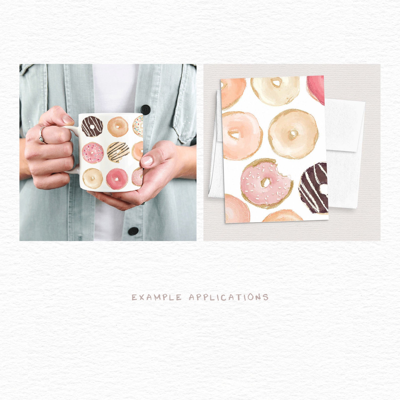 Complete Donut Set Number 1, All 28 Donuts, Instant Downloadable ...