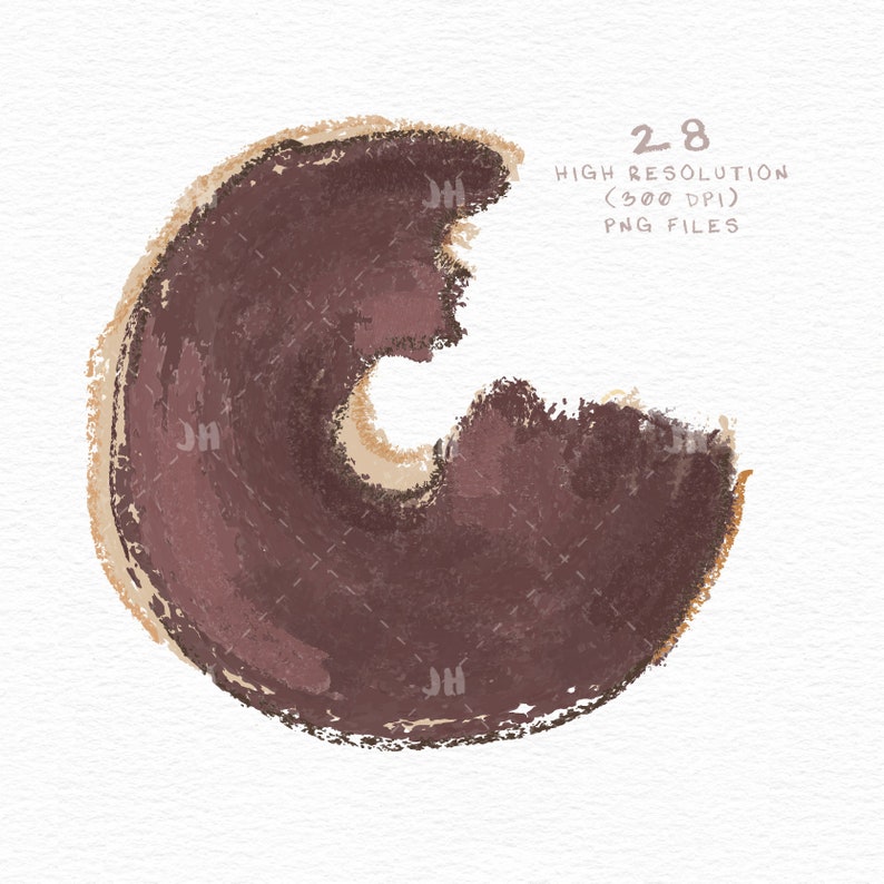 Complete Donut Set Number 1, All 28 Donuts, Instant Downloadable ...