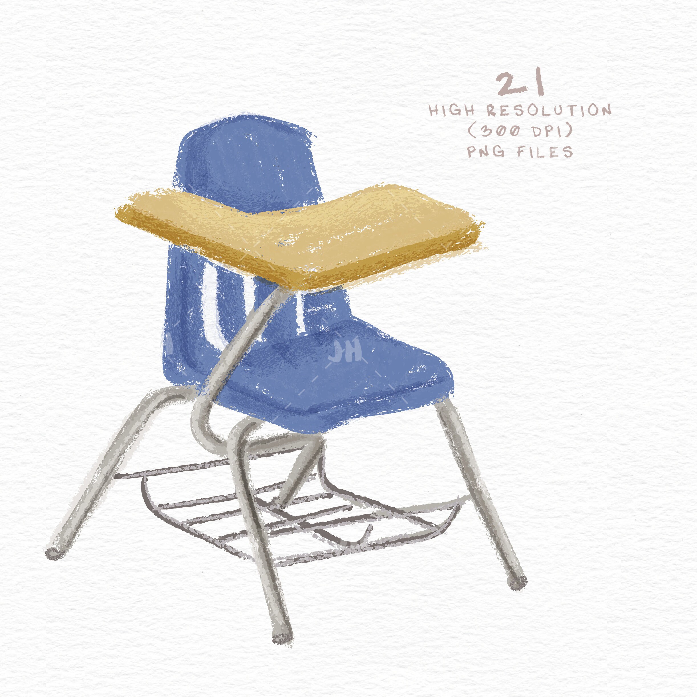 Back to School Clip Art Set, 21 Clipart Images, Instant Downloadable ...