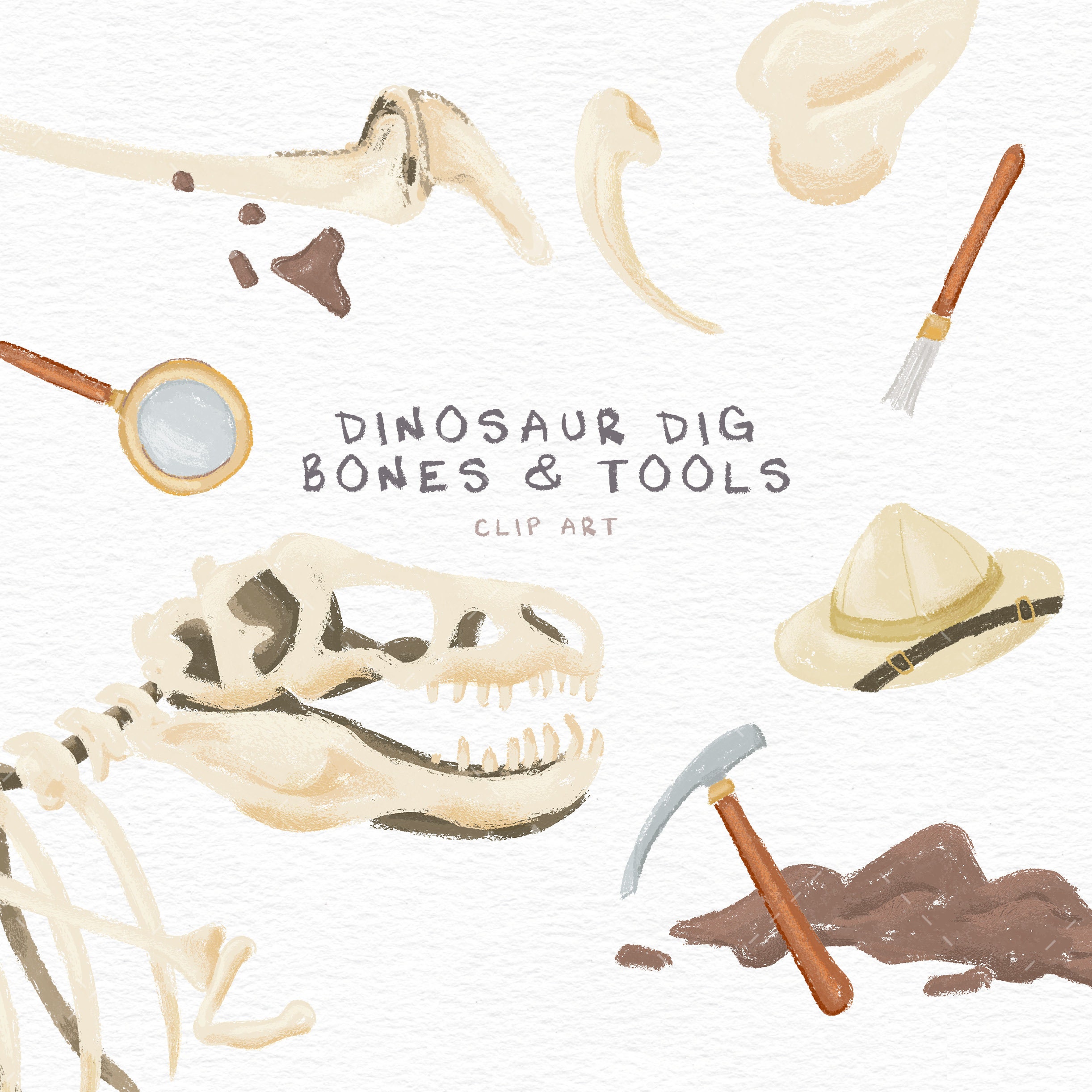 Dinosaur Dig Clipart
