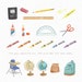 Back to School Clip Art Set, 21 Clipart Images, Instant Downloadable ...