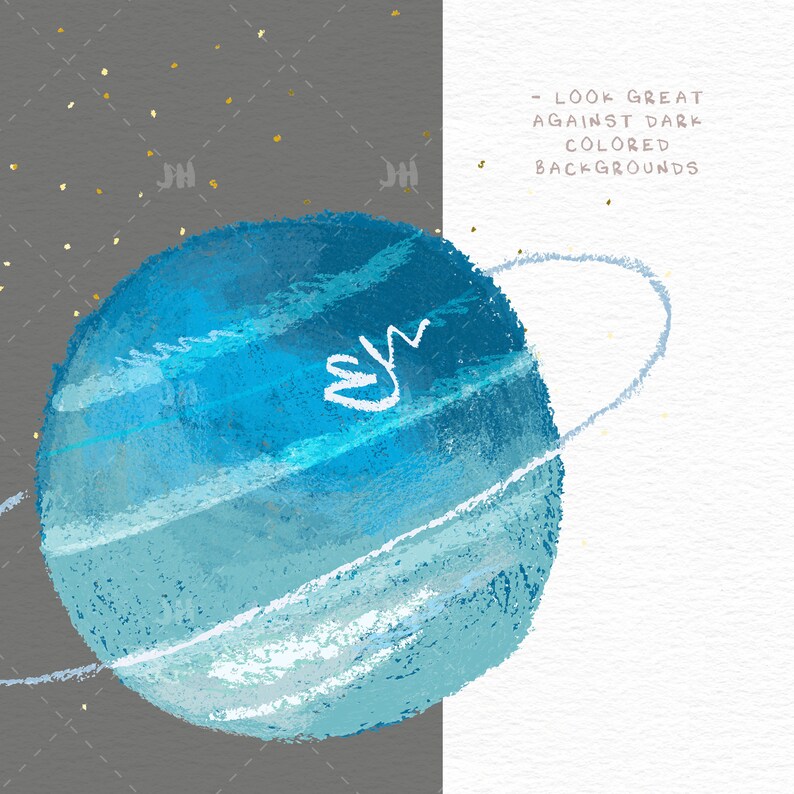 Solar System Clip Art 18 Images Instant Downloadable Clipart - Etsy