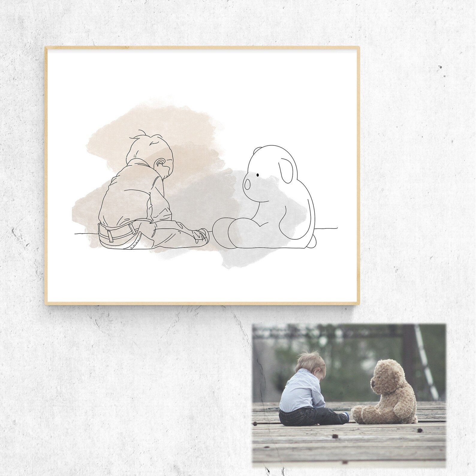 Custom Line Drawing, Custom Illustration, Line Art Drawing, Custom ...