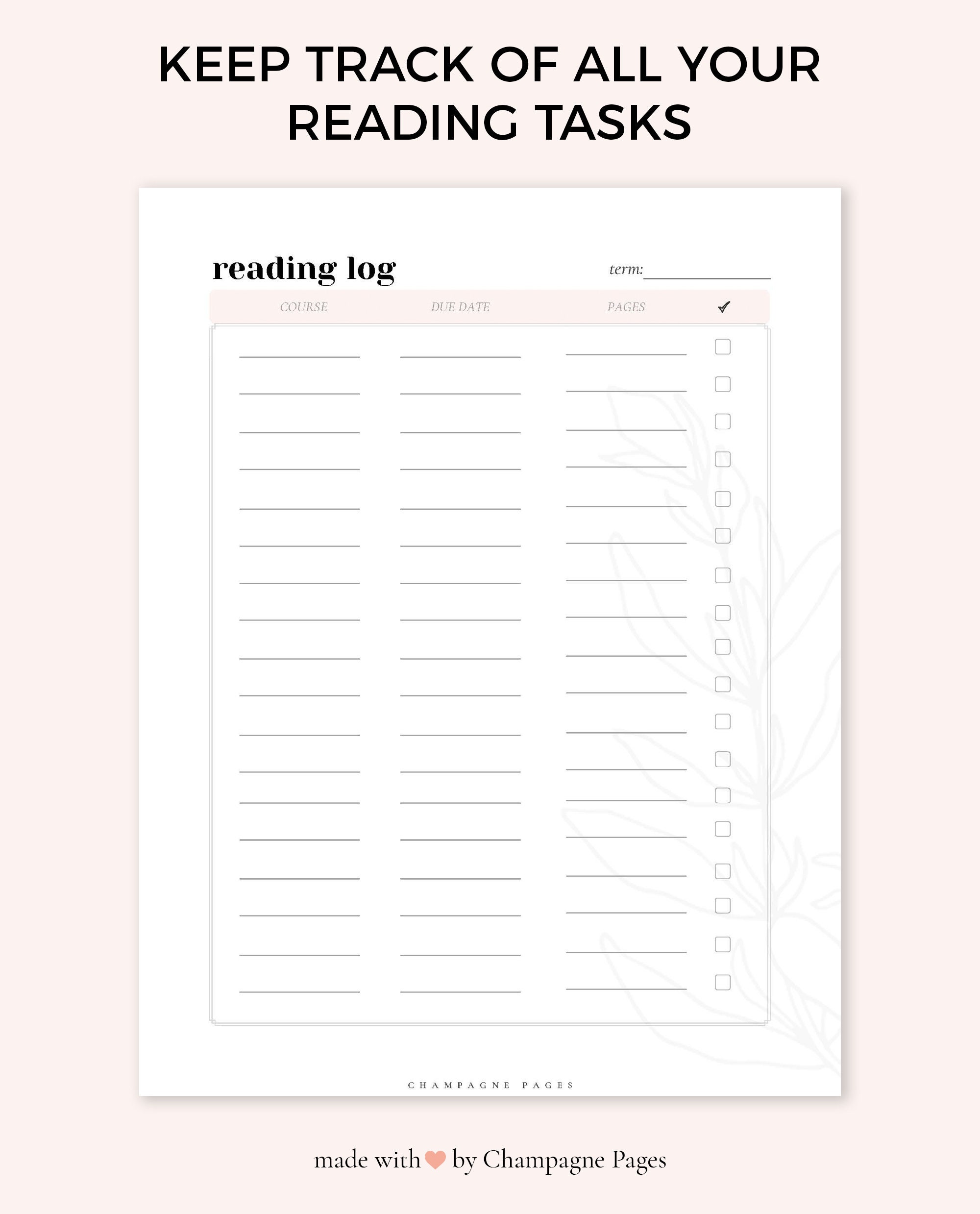 Printable Student Planner Pack, Back to School Planner, Study Planner ...