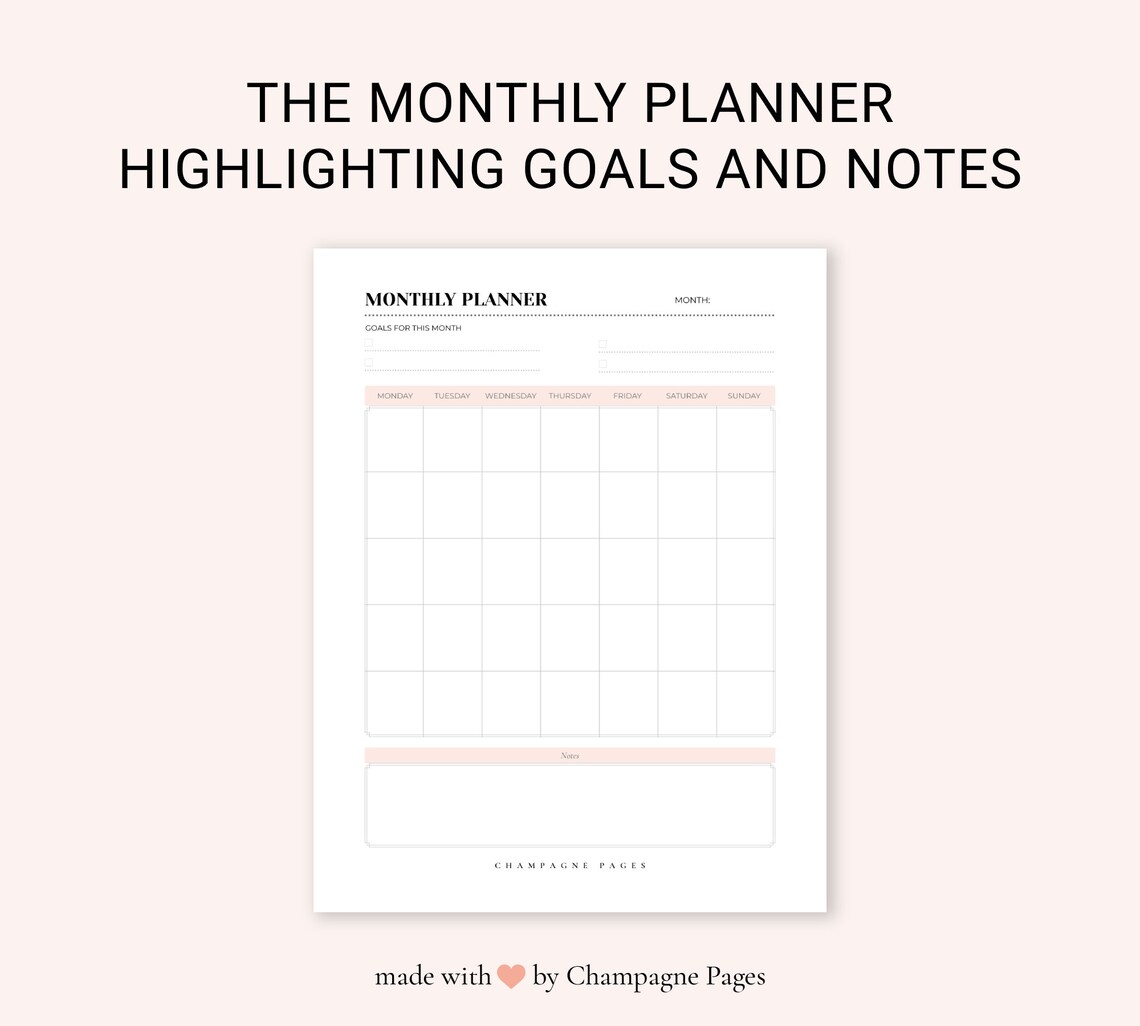 Life Goal Planner Bundle Printable PDF Goal Setting Journal - Etsy