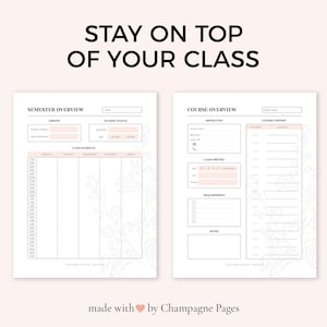Student Digital Planner, Study Planner Printable, Goodnotes Student ...