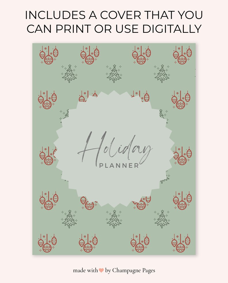 Christmas Planner, Christmas Printable, Christmas List Template ...