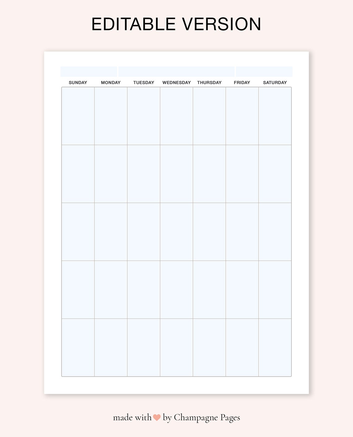 Minimalist Calendar Printable Bundle Monthly Calendar PDF - Etsy