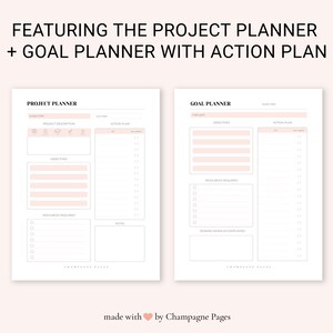 Productivity Planner Bundle, Productivity Tracker Pomodoro Tracker ...