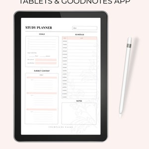 Student Digital Planner, Study Planner Printable, Goodnotes Student ...