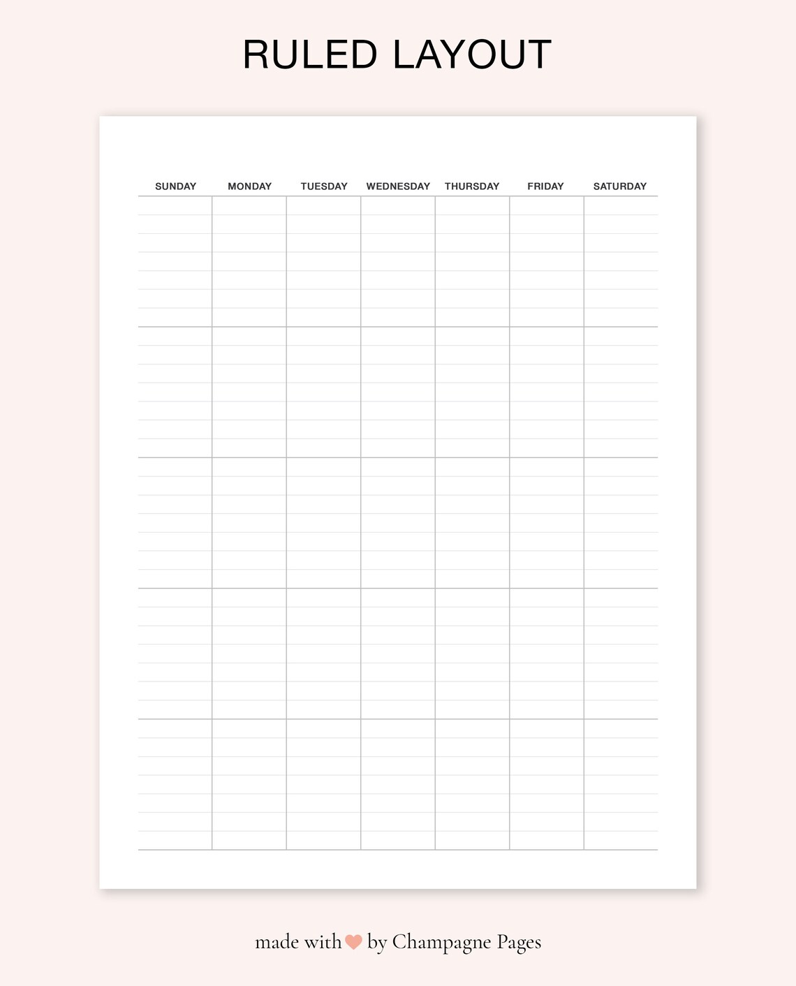 Minimalist Calendar Printable Bundle Monthly Calendar PDF - Etsy