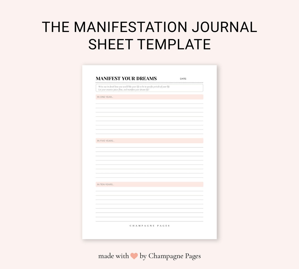 Life Goal Planner Bundle Printable PDF Goal Setting Journal - Etsy