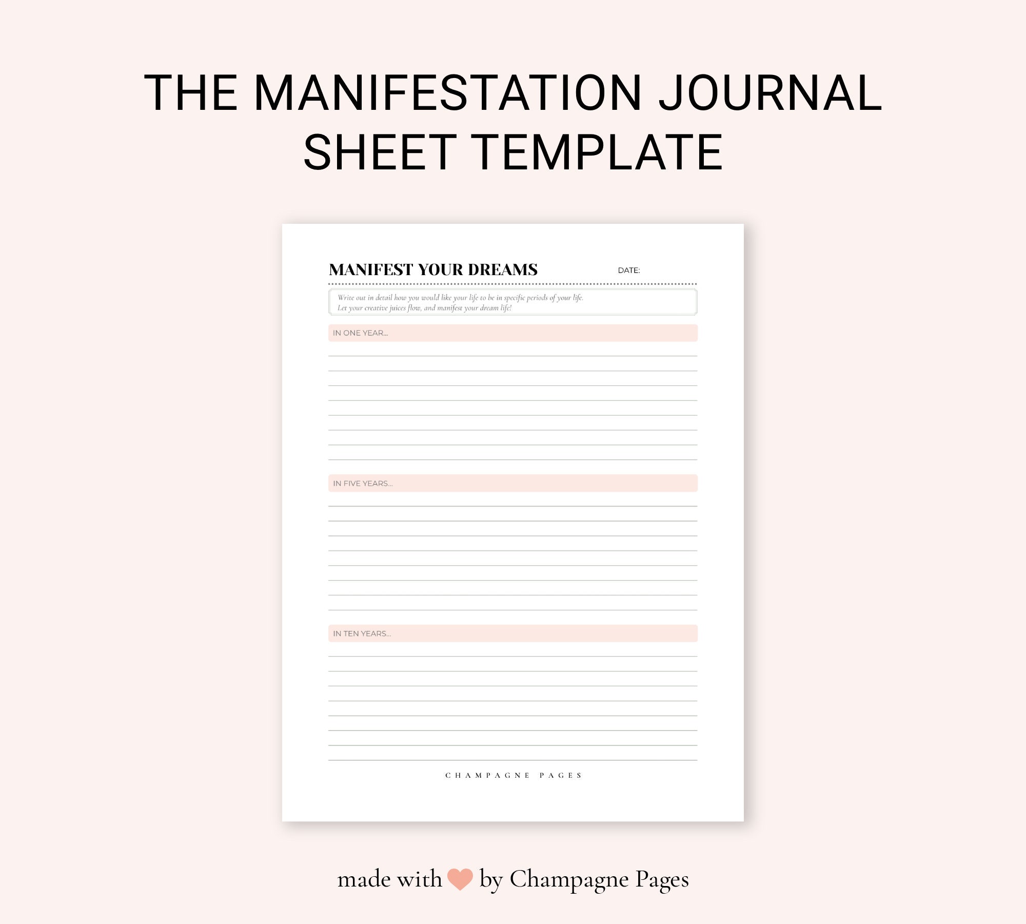 Life Goal Planner Bundle Printable PDF, Goal Setting Journal, Goal ...