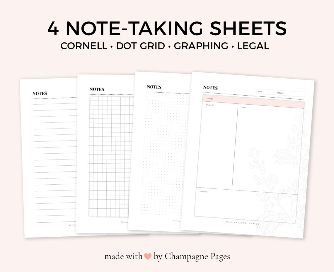 Student Digital Planner Study Planner Printable Goodnotes - Etsy
