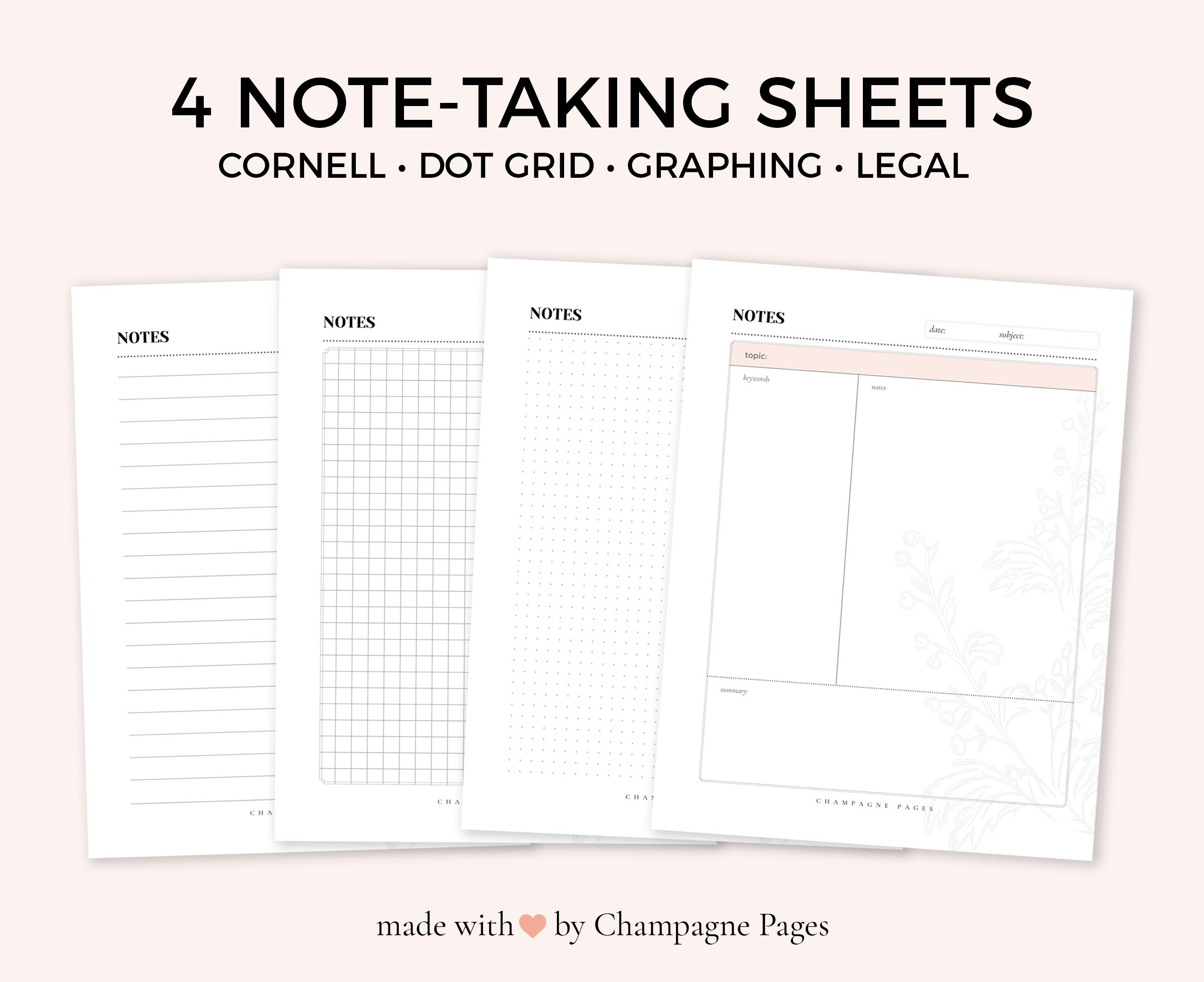 Student Digital Planner Study Planner Printable Goodnotes - Etsy