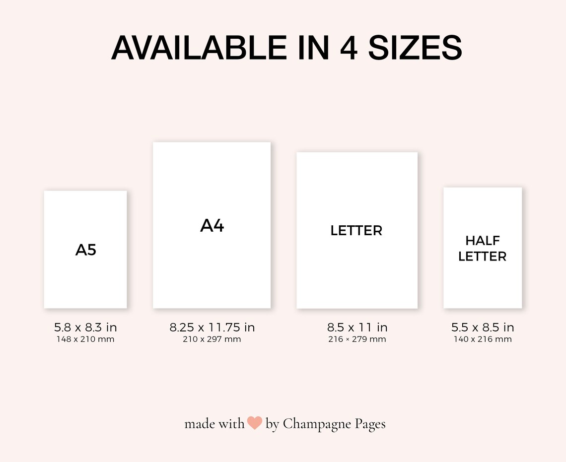 Printable Paper Templates Narrow Ruled 6.4mm Spacing Lined - Etsy