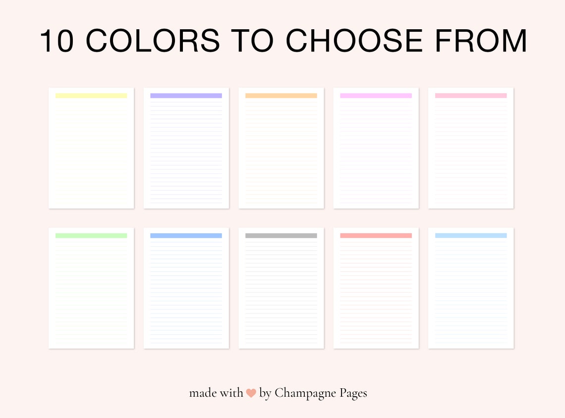 Printable Paper Templates College Ruled Medium Ruled, 7.1mm Spacing ...