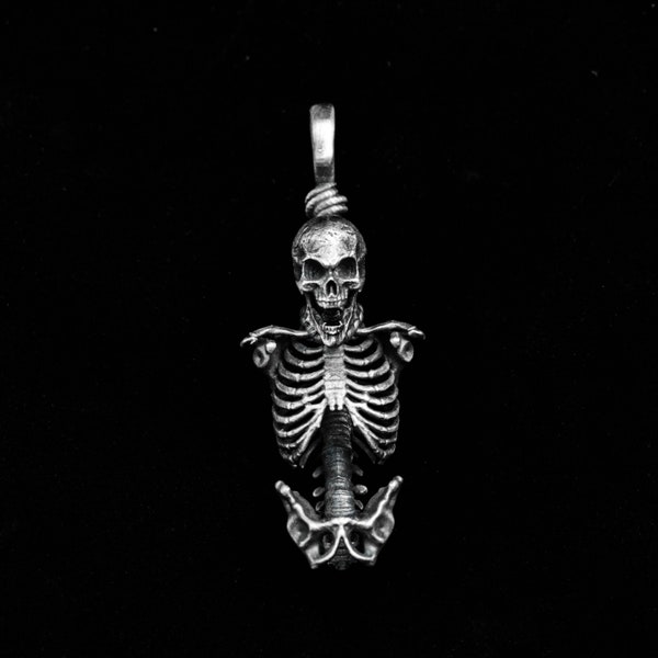 Human Skull Pendant - Etsy