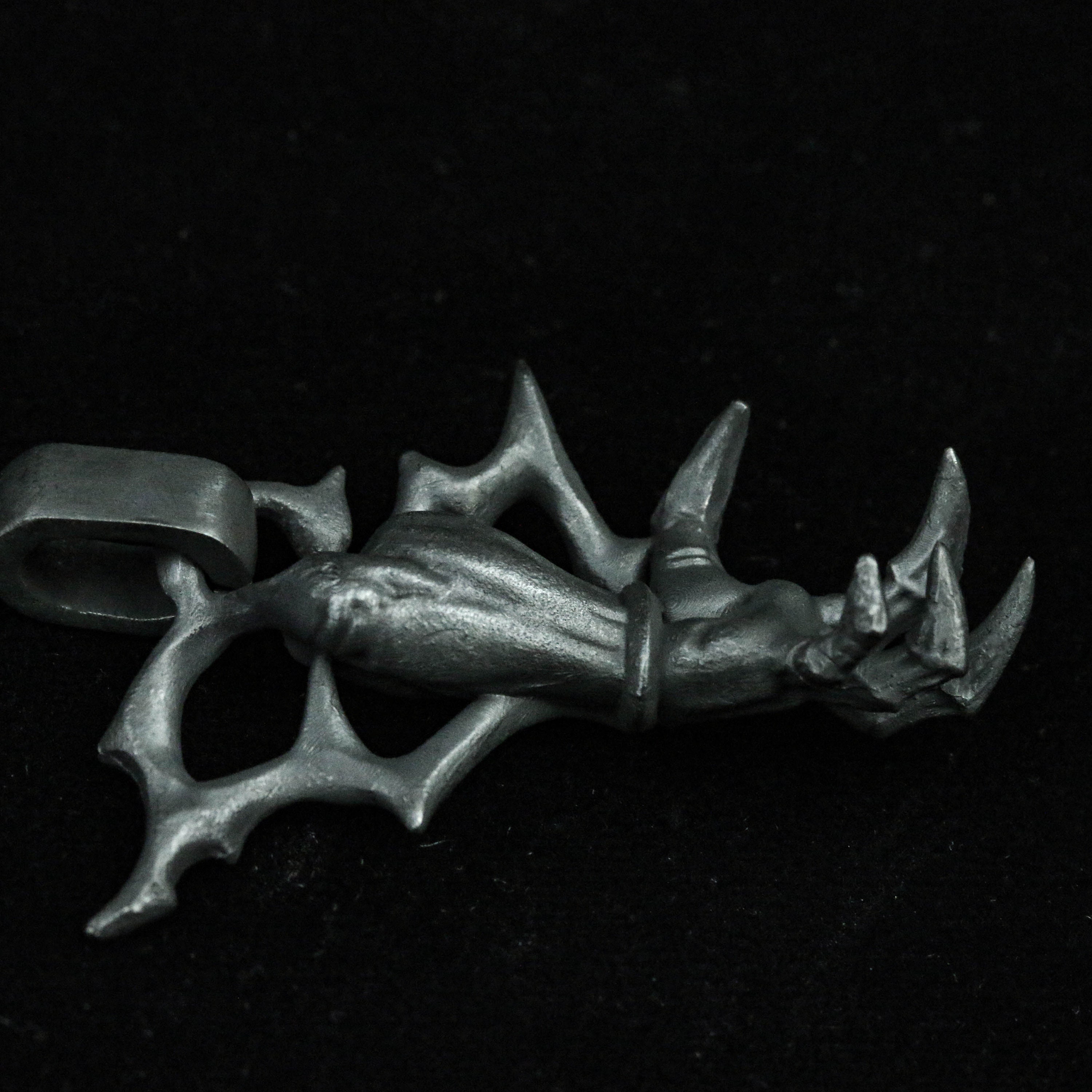 Manipulator Armor Warrior Palm Electrode Ghost Hand Pendant - Etsy