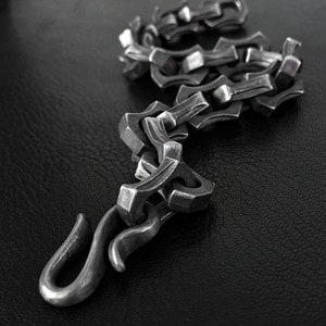 European and American 12mm Too Angle Bracelet Silver Bracelet ...